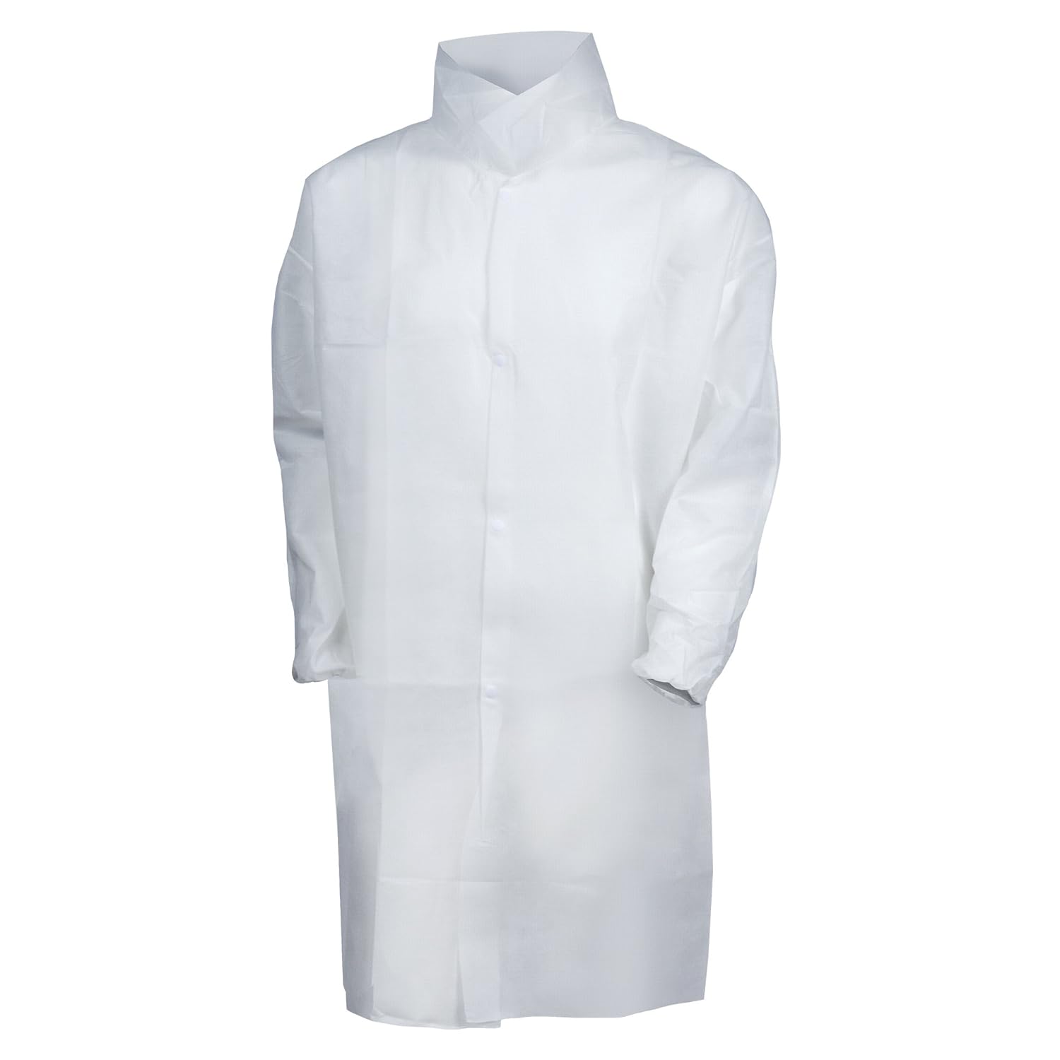Amazon.com: Kleenguard A10 Light Duty Lab Coat (40106), Snap Front ...