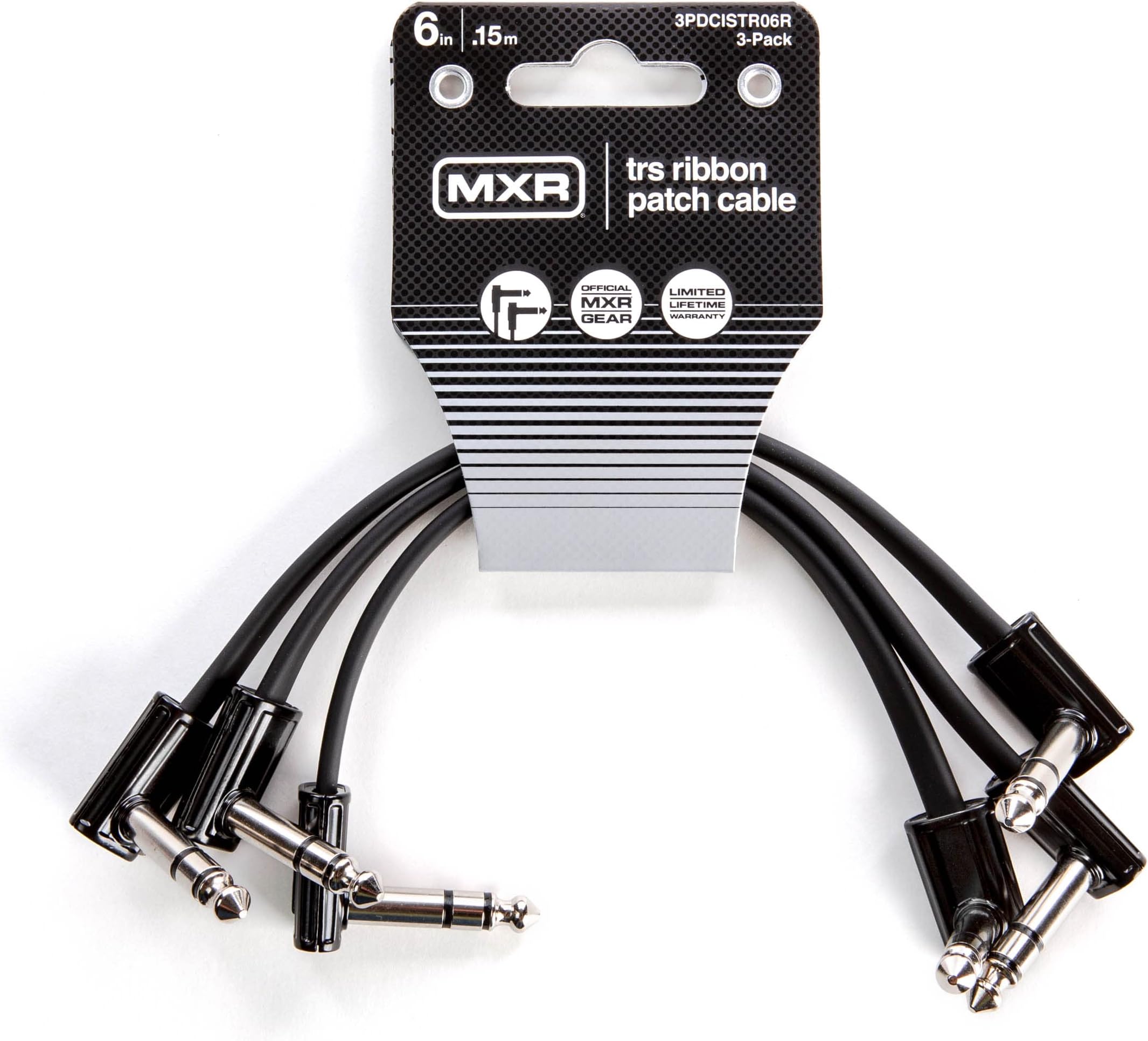 Amazon.com: JIM DUNLOP (3PDCISTR06), 1/4-Inch Right Angle MXR Ribbon ...