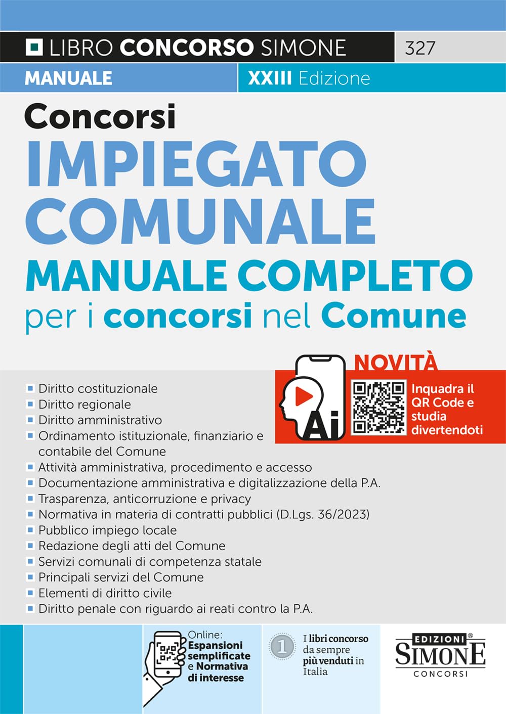 Concorsi Impiegato Comunale - Manuale completo per i concorsi nel ...