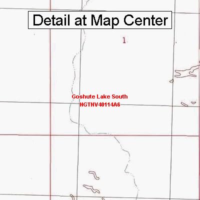 Amazon.com : USGS Topographic Quadrangle Map - Goshute Lake South ...