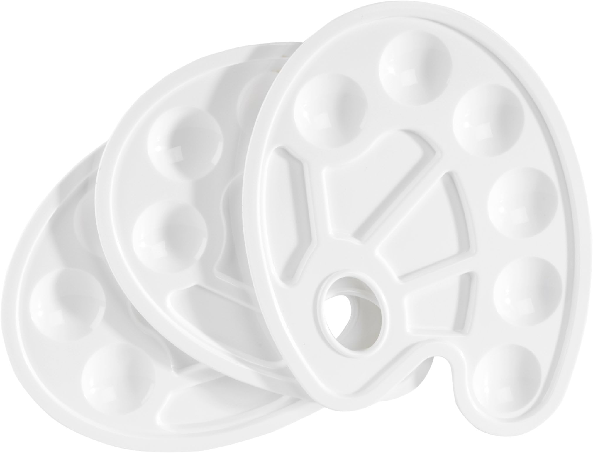 Amazon.com: Artlicious Paint Palette - Plastic Paint Tray Palettes for ...