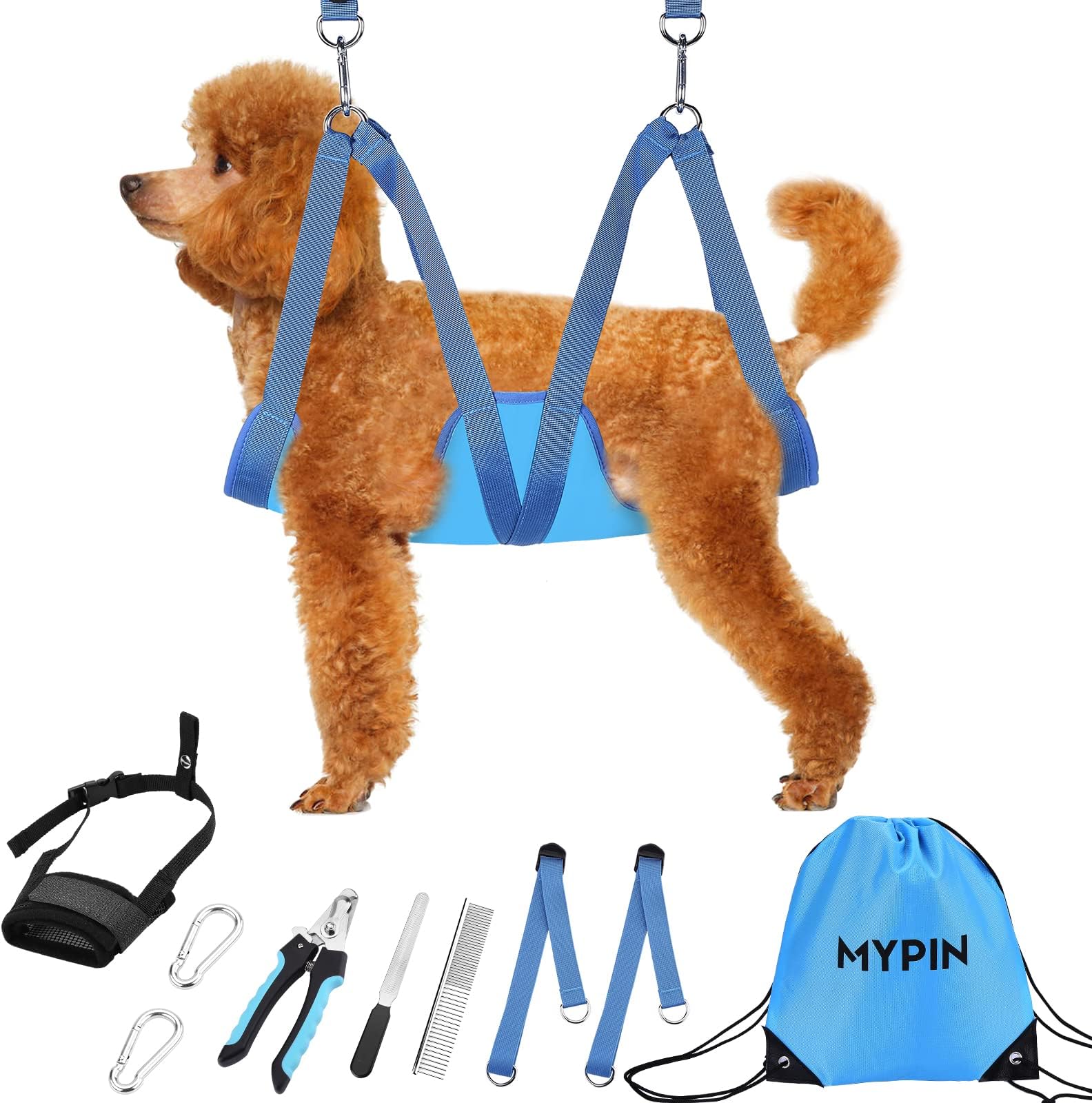Dog Grooming Hammock, Pet Grooming Harness for Dogs&Cats, Multi Hammock ...