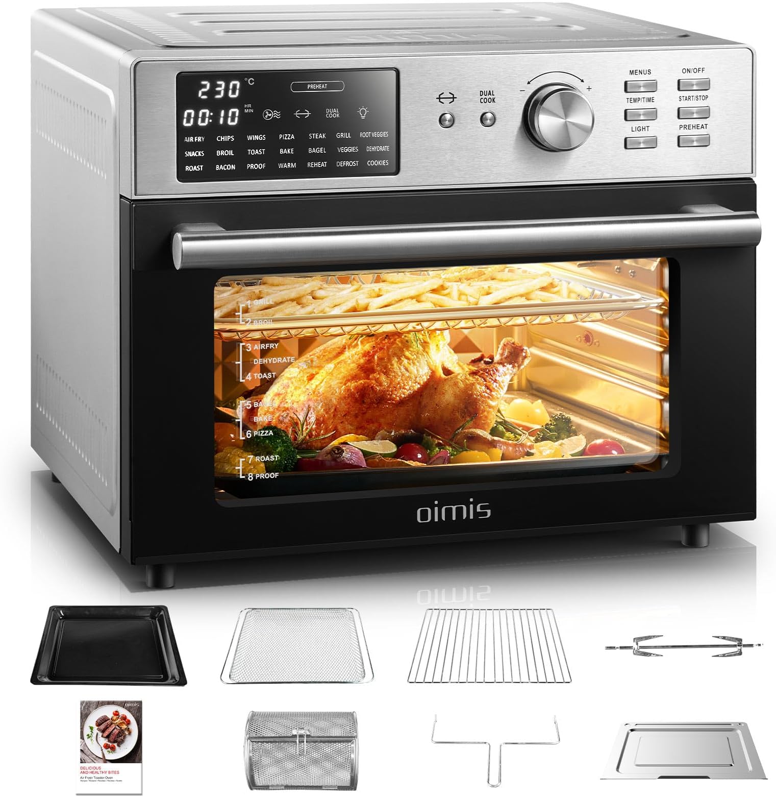 Ninja Foodi Four Multifonction 10-en-1, mini-four portable, surfaces de ...