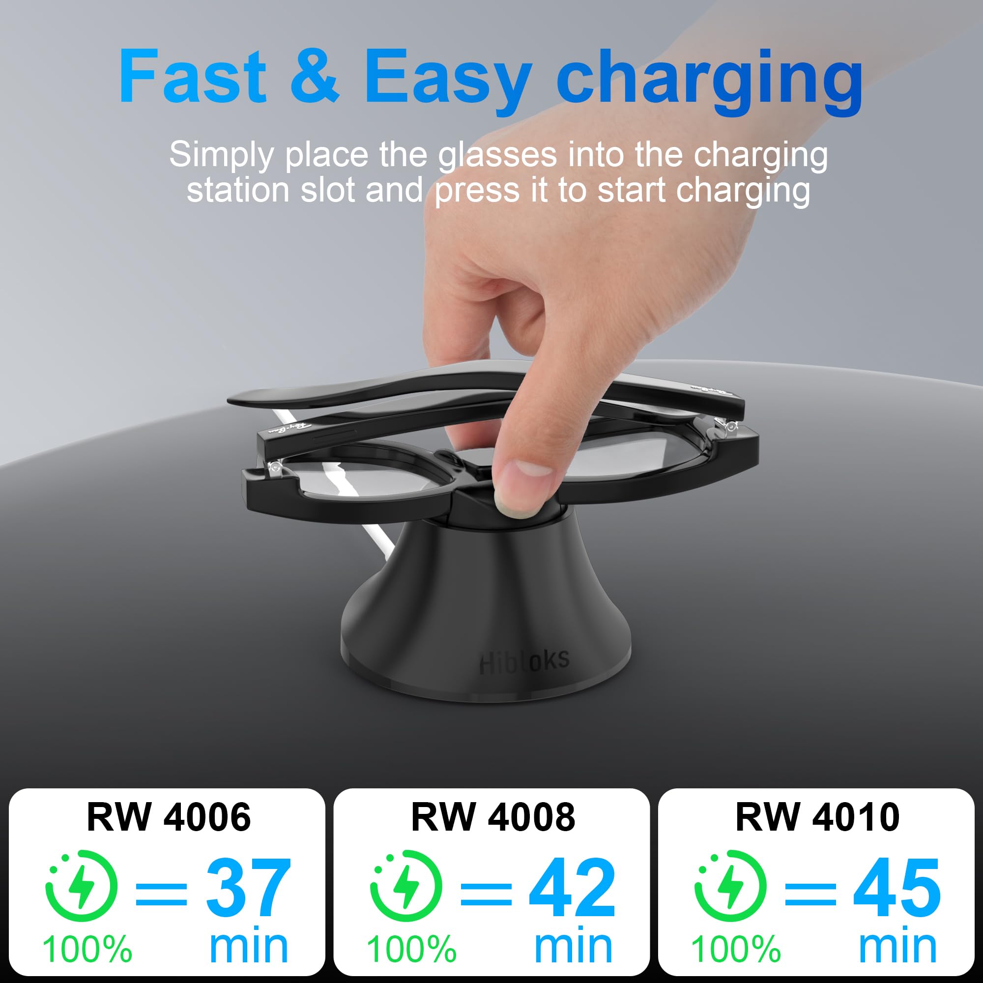 Snapklik.com : HiBloks Magnetic Charging Station For Ray-Ban Meta ...