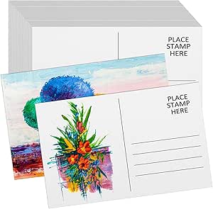 Amazon.com: CXIIPOL 200 Sheets Watercolor Paper Postcards 4x6 Inch, 140 ...