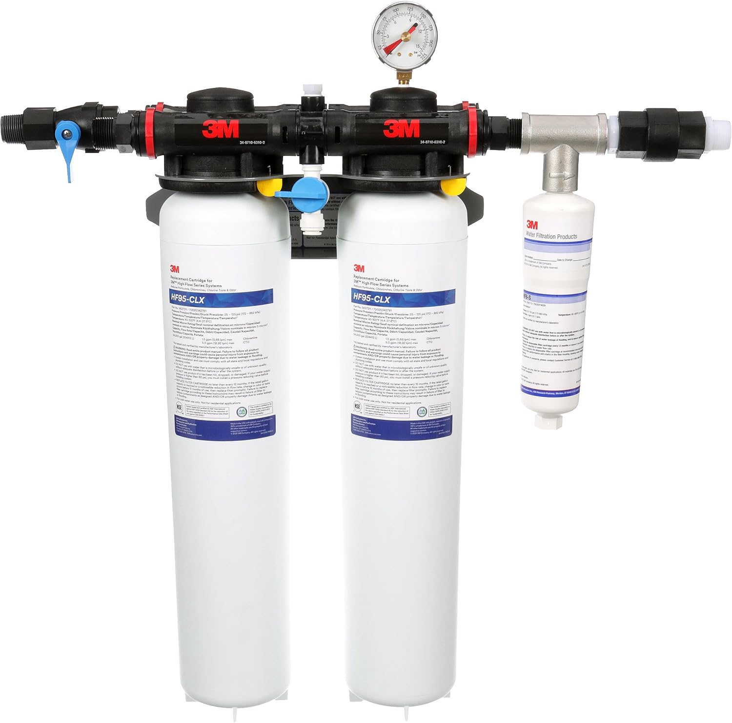 Amazon.com: 3M Dual Port 290 Series Filter System DP295-CLX, 5624206 ...