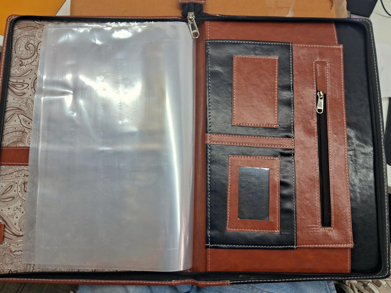 amazon basics Multipurpose Leatherette Professional File Folders for ...