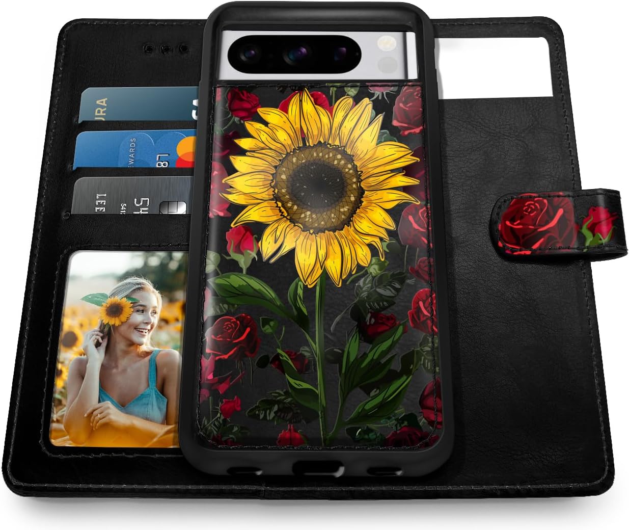Amazon.com: Shields Up for Pixel 8 Pro Wallet Case, [Detachable ...