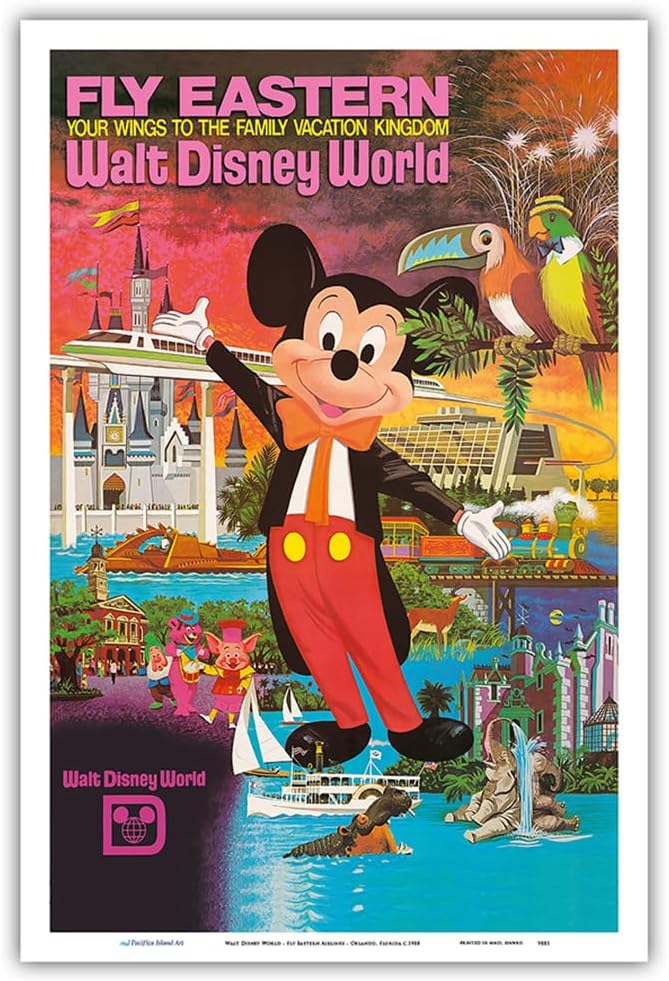 Amazon.com: Walt Disney World - Fly Eastern Air Lines - Orlando Florida ...