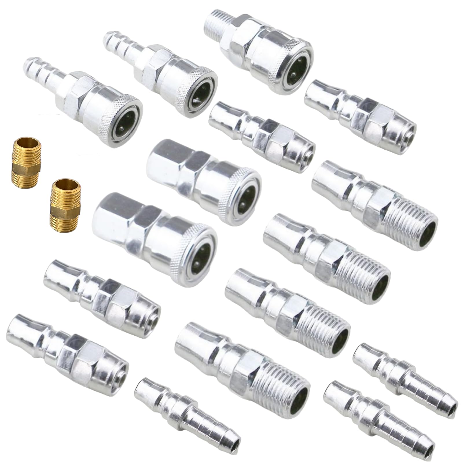MTJNYZA 18pcs Air Hose Quick Connect,Air Compressor Connector Coupler ...