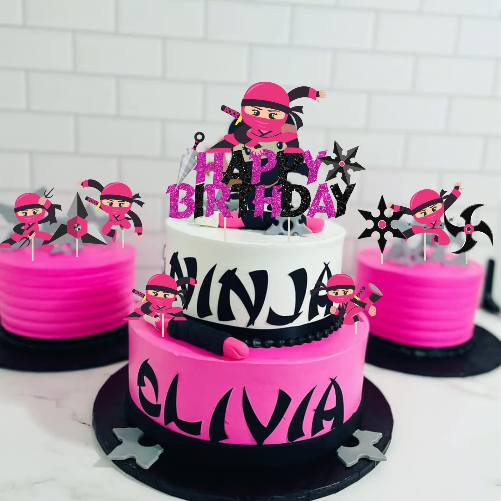 Ninja Themed Birthday Cakes