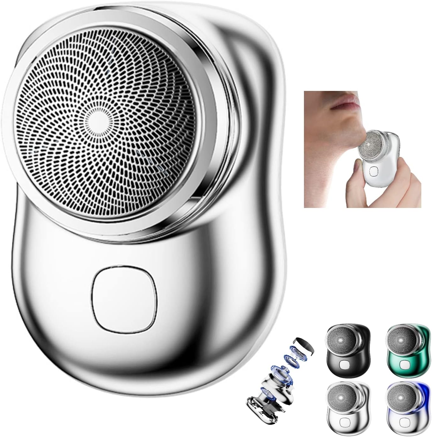 Amazon.com: USB Mini Shaver Pocket Portable Electric Shaver, 2023 New ...