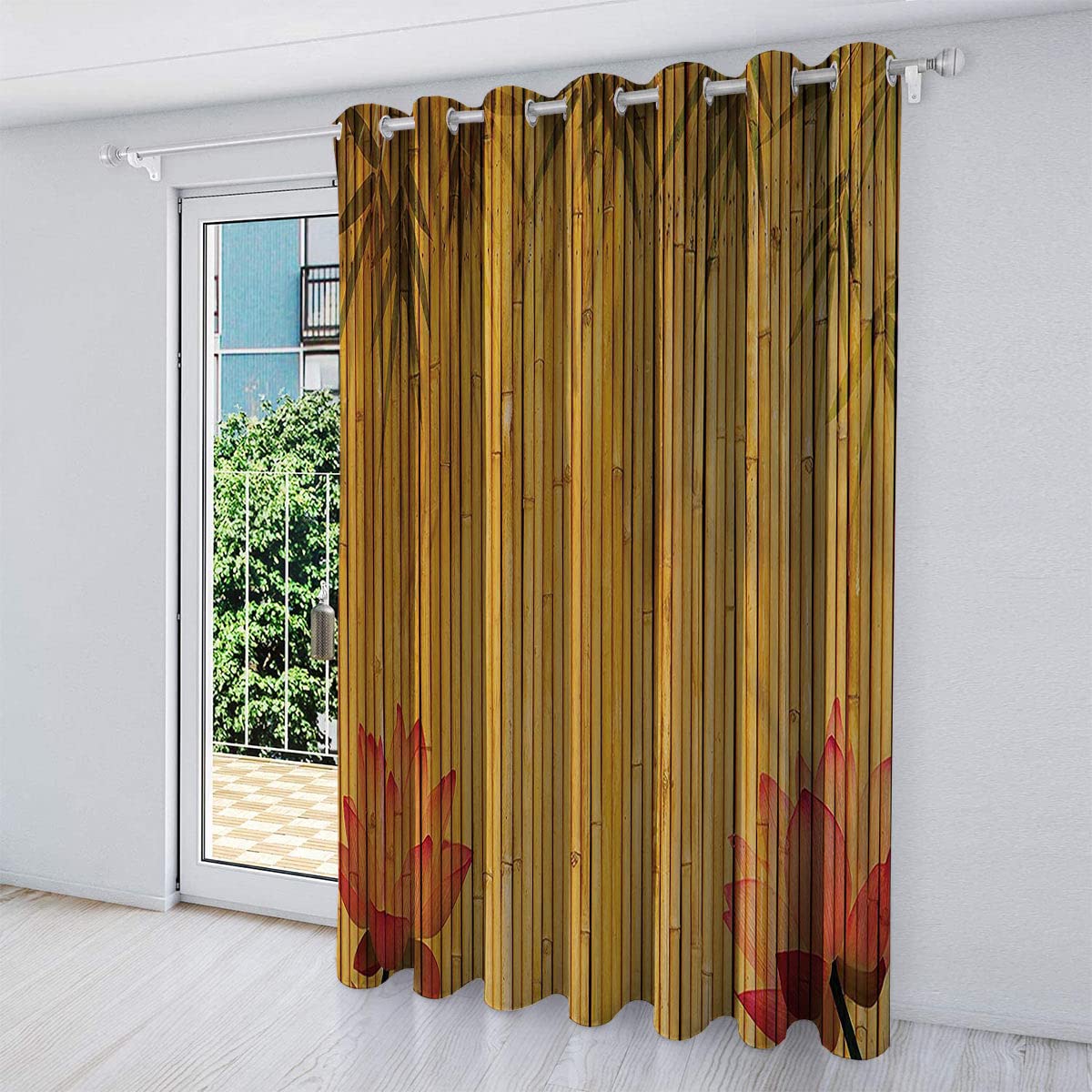 Bamboo Window Panels With Grommets Amazon.com: Bamboo House Decor