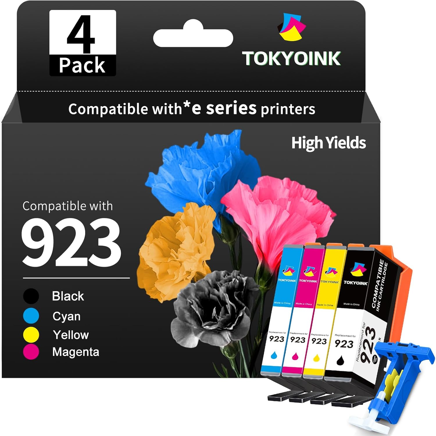Amazon.com: 923 Ink Cartridges Combo Pack Replacement for HP 923 Ink Cartridges Work for ...