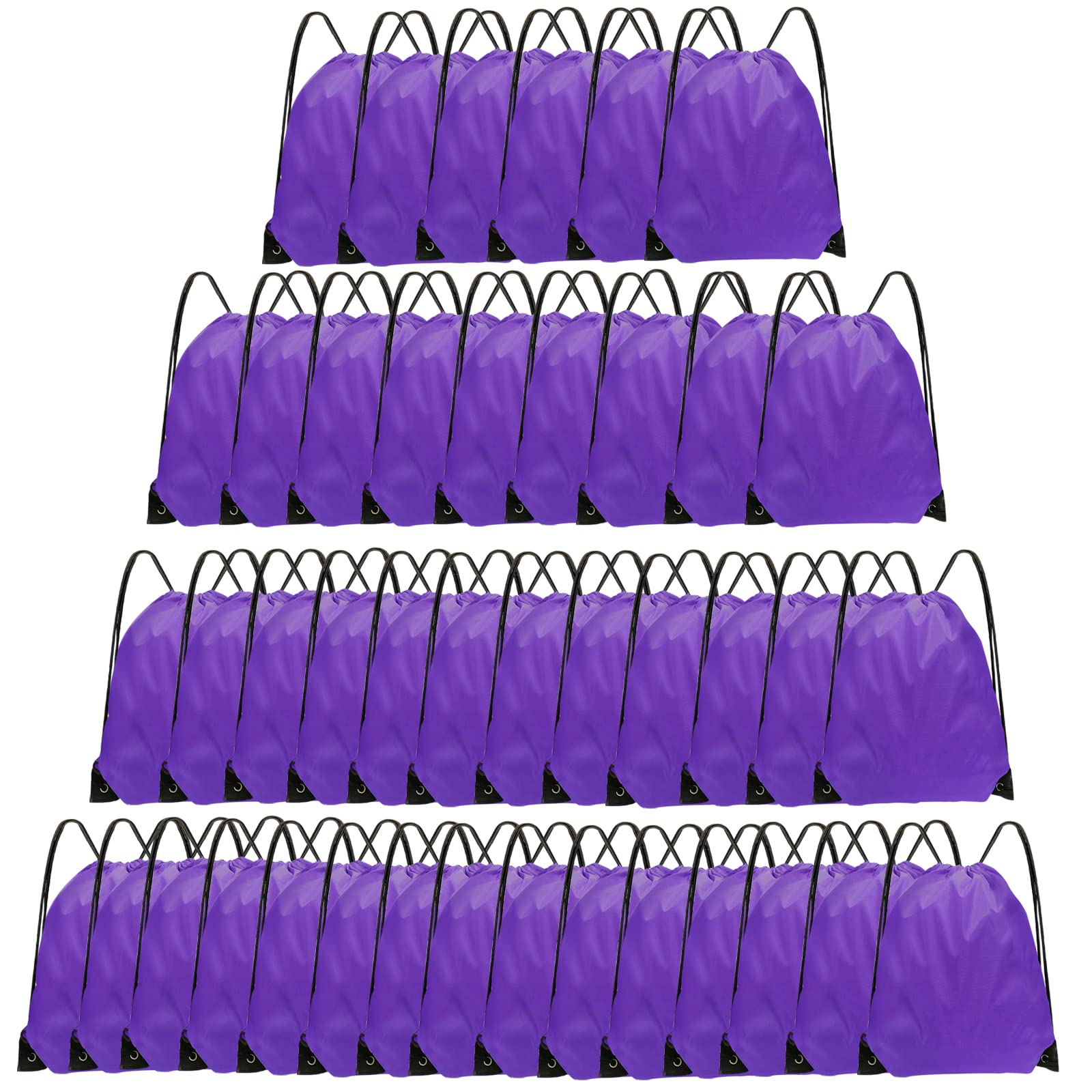 Amazon.com | Grneric Drawstring Backpack Bulk 42 Pcs String Backpack ...