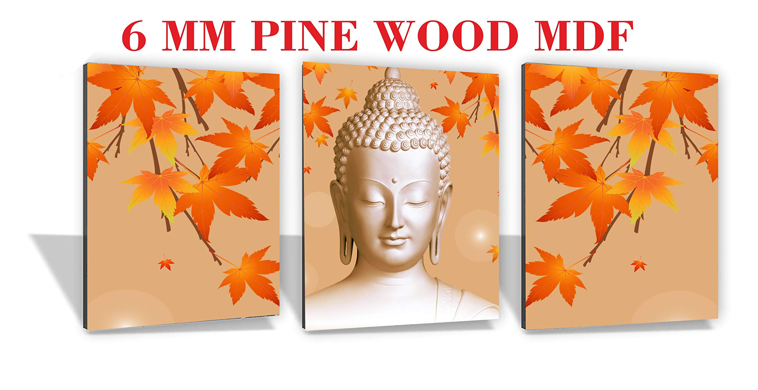 Buy Decor Production Multiple Frames Split Art Texture MDF Wall ...