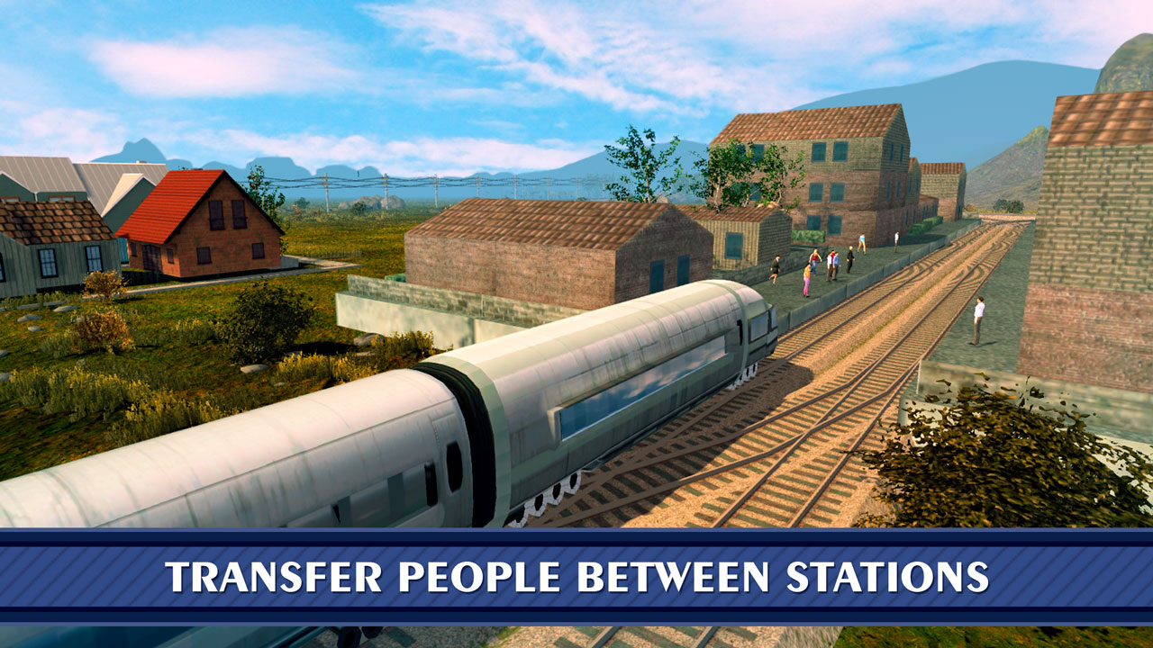 Super Trains Suburban Driving: Speed Bullet Public Transport | Railway ...