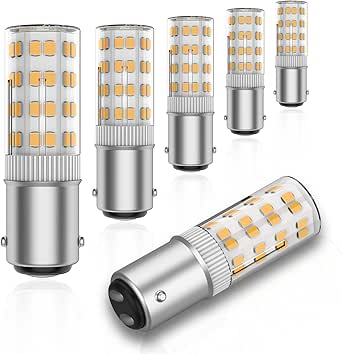 SORGTBL BA15D LED 120V Double Contact Bayonet Base Led Bulb, 3000k Warm ...