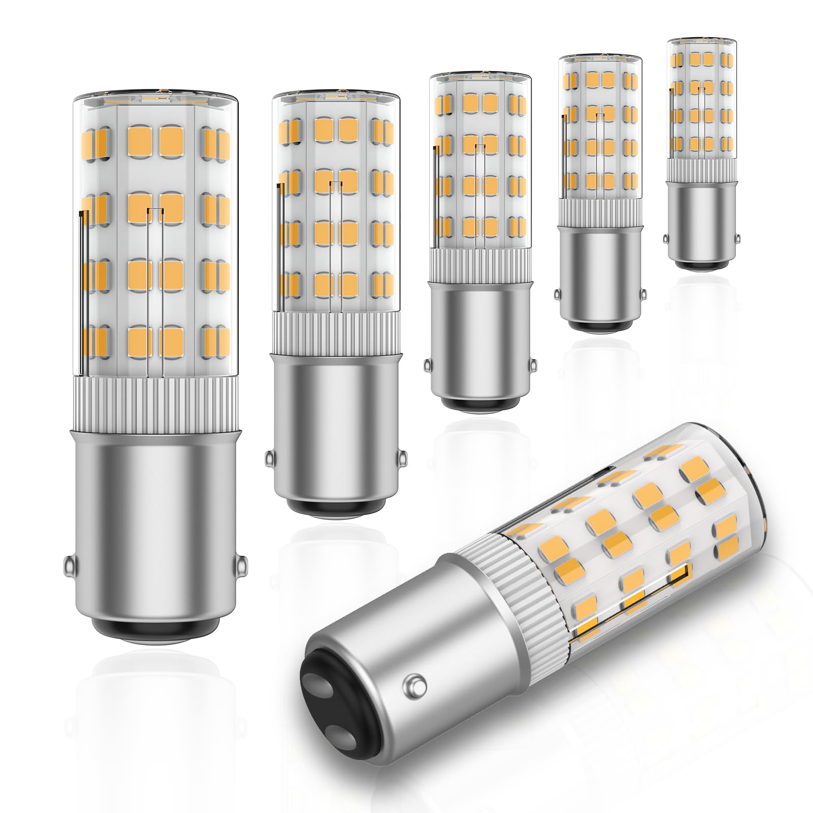 SORGTBL BA15D LED 120V Double Contact Bayonet Base Led Bulb, 3000k Warm ...