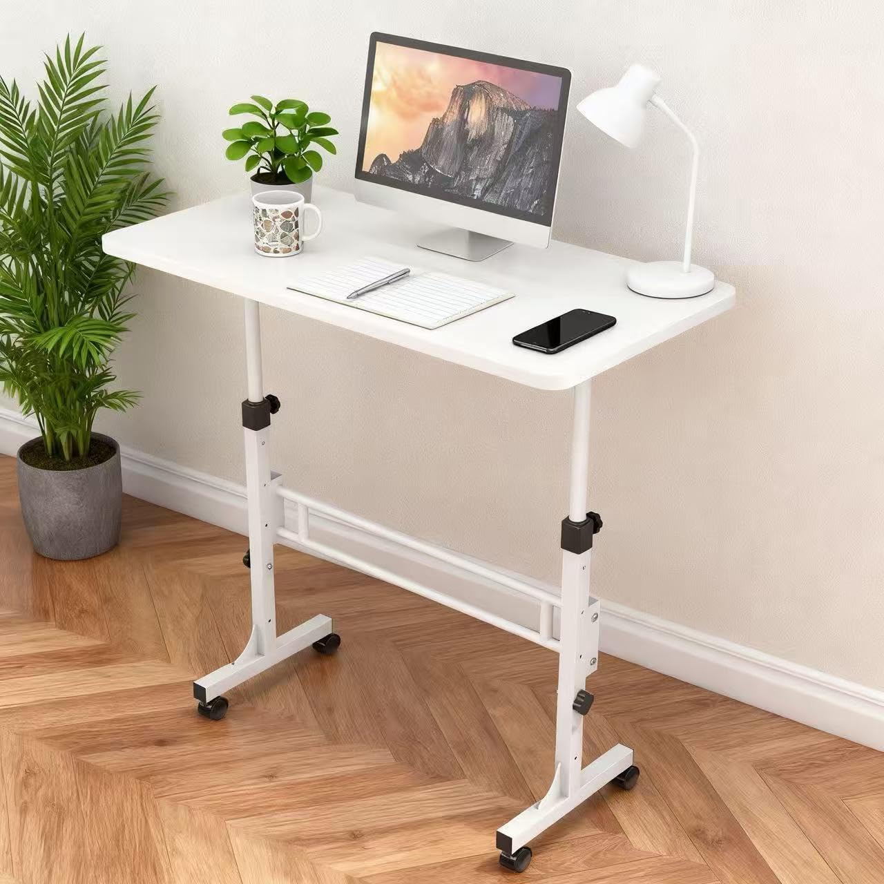 Amazon.com: Wintline Portable Standing Desk Adjustable Height 27.5"-43. ...