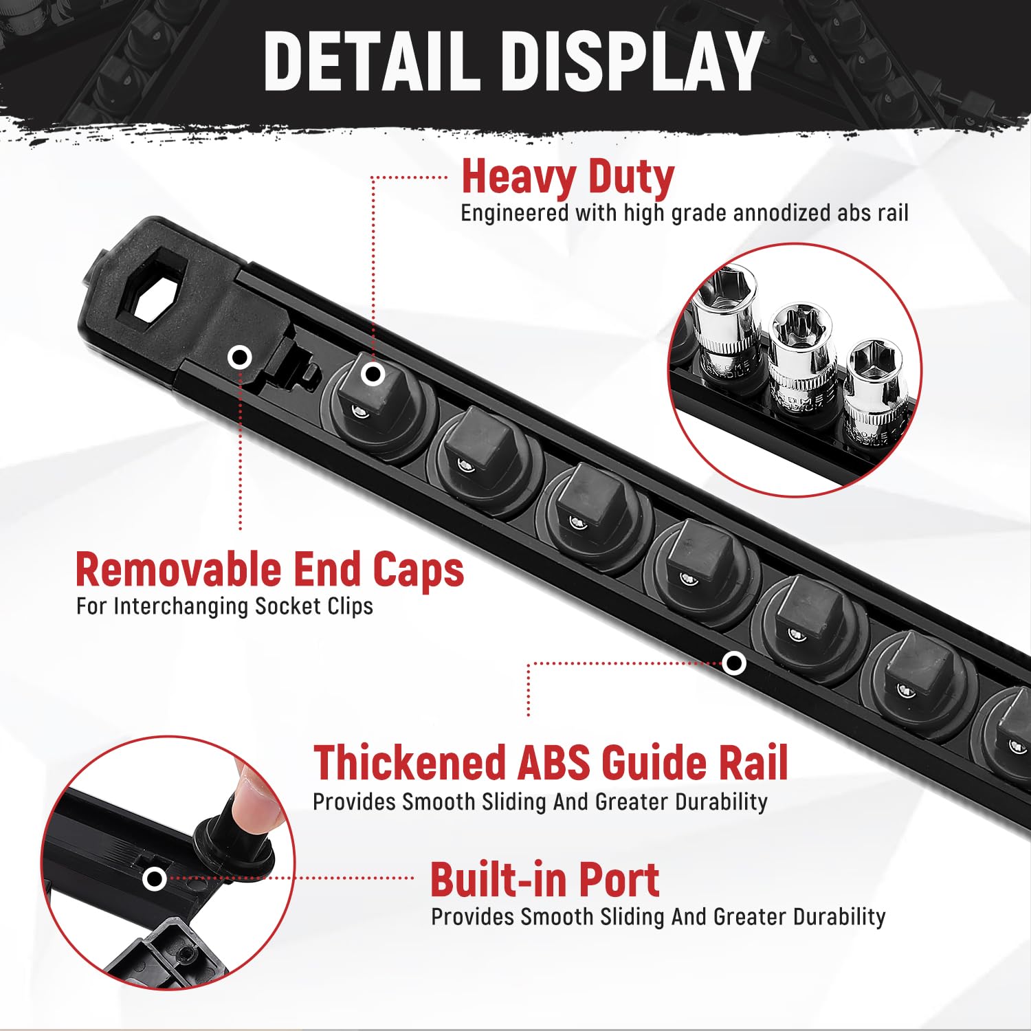 Snapklik.com : Reniteco Magnetic Socket Organizer, 1-Piece Heavty Duty ...
