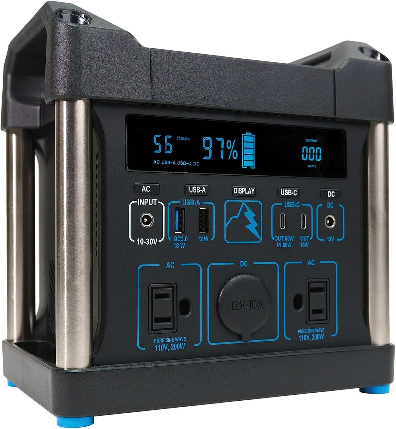 Amazon.com: POWER RIDGE X-300 Power Station: Portable 296Wh Lithium-Ion ...