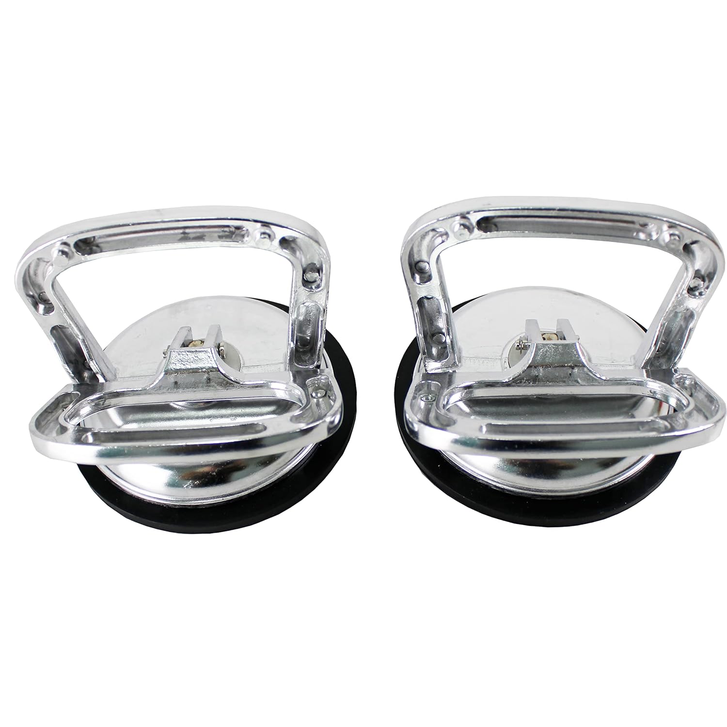 HFS(R) 2 Pack Aluminium Vacuum Heavy Duty Suction Cup Lifter for Glass ...