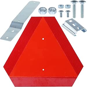 Amazon.com: BOSFLAG Aluminum Slow Moving Vehicle Triangle Sign Mounting ...