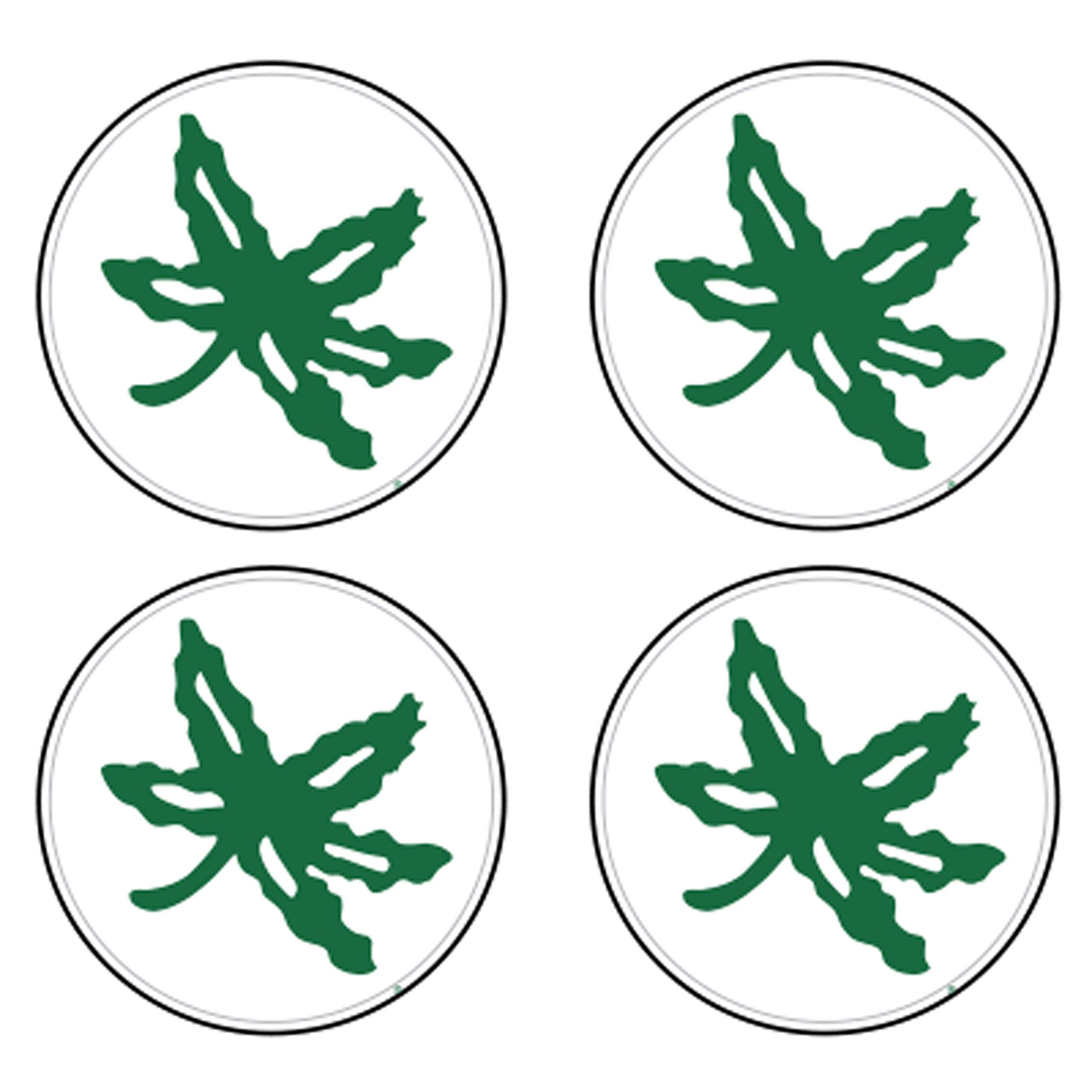 Amazon.com: Craftique Ohio State Decal (LAM-UNPKG Leaf White 4-PK Deca ...