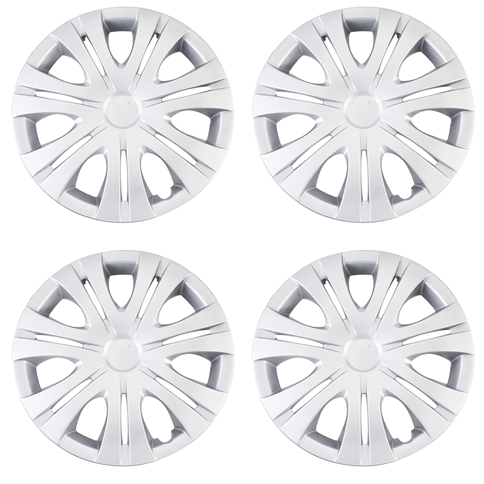 Snapklik.com : AuMoHall Smoke Matte Silver Car Vehicle Chrome Wheel Rim ...