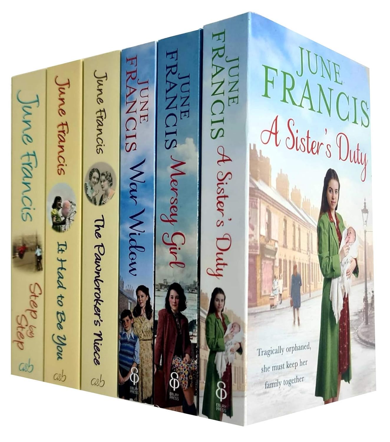 June Francis Collection 6 Books Set (A Sister's Duty, Mersey Girl, War ...