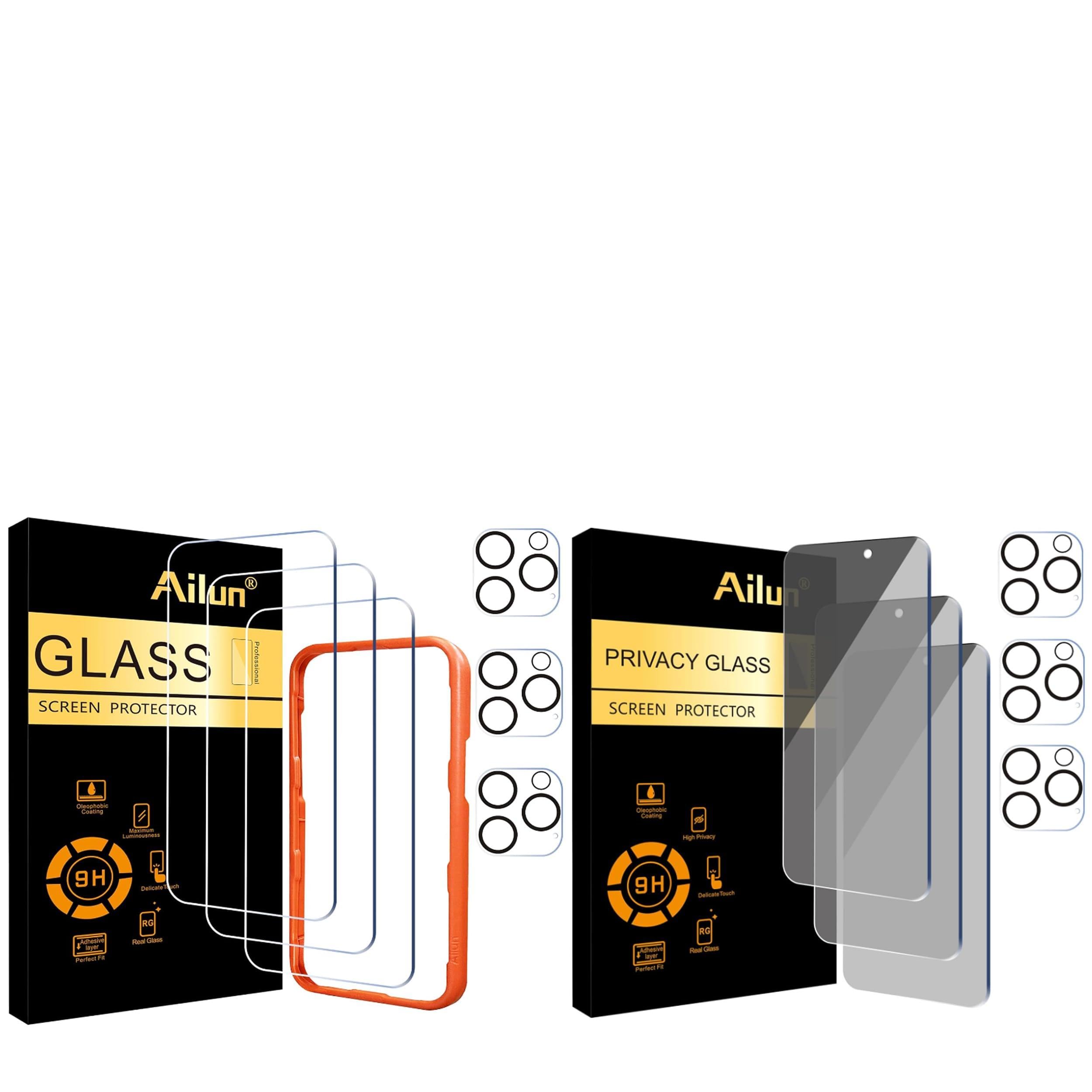 Amazon.com: Ailun 3 Pack Screen Protector for iPhone 16 Pro Max + 3 ...
