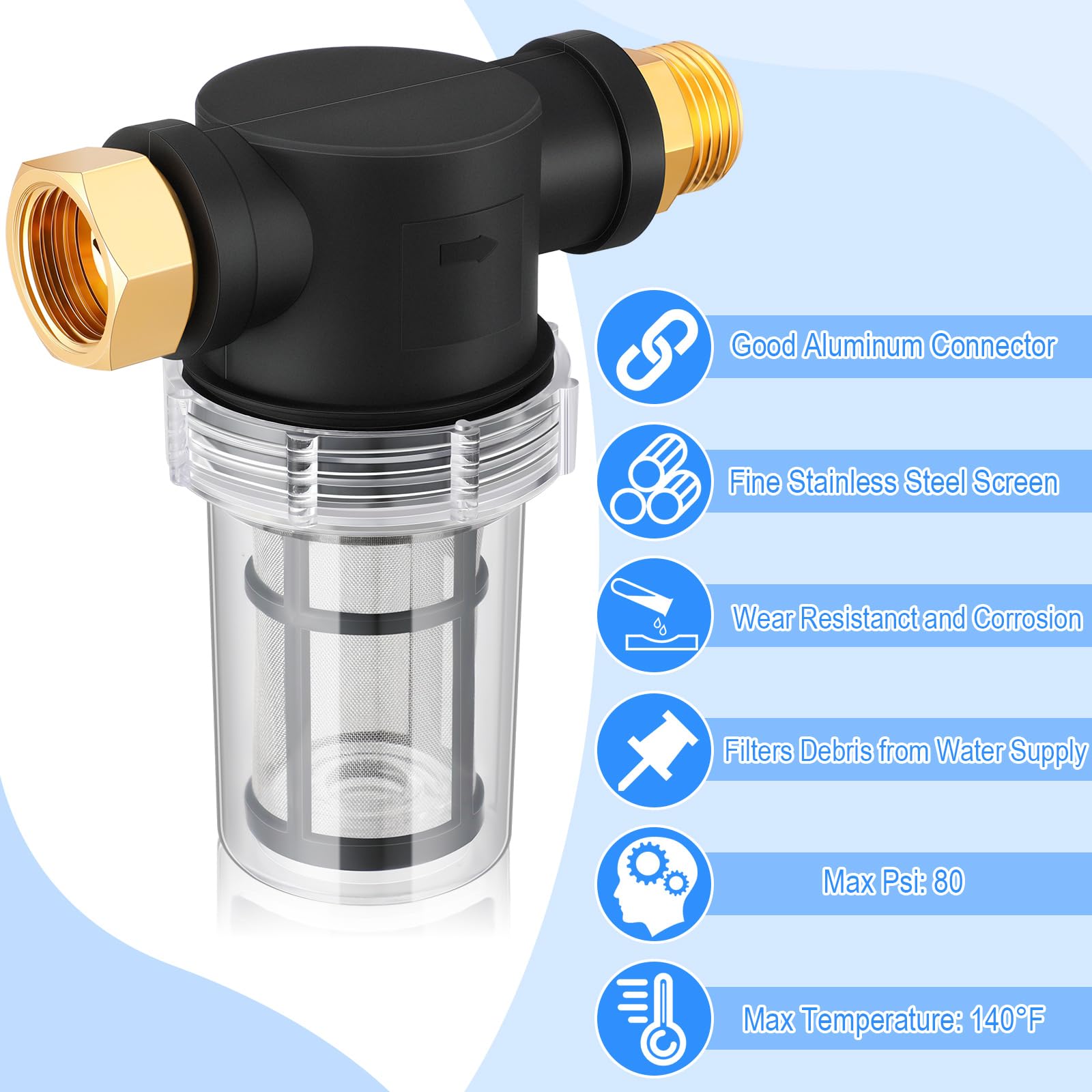 Snapklik.com : Retisee Washing Machine Water Filter Water Hose Filter ...