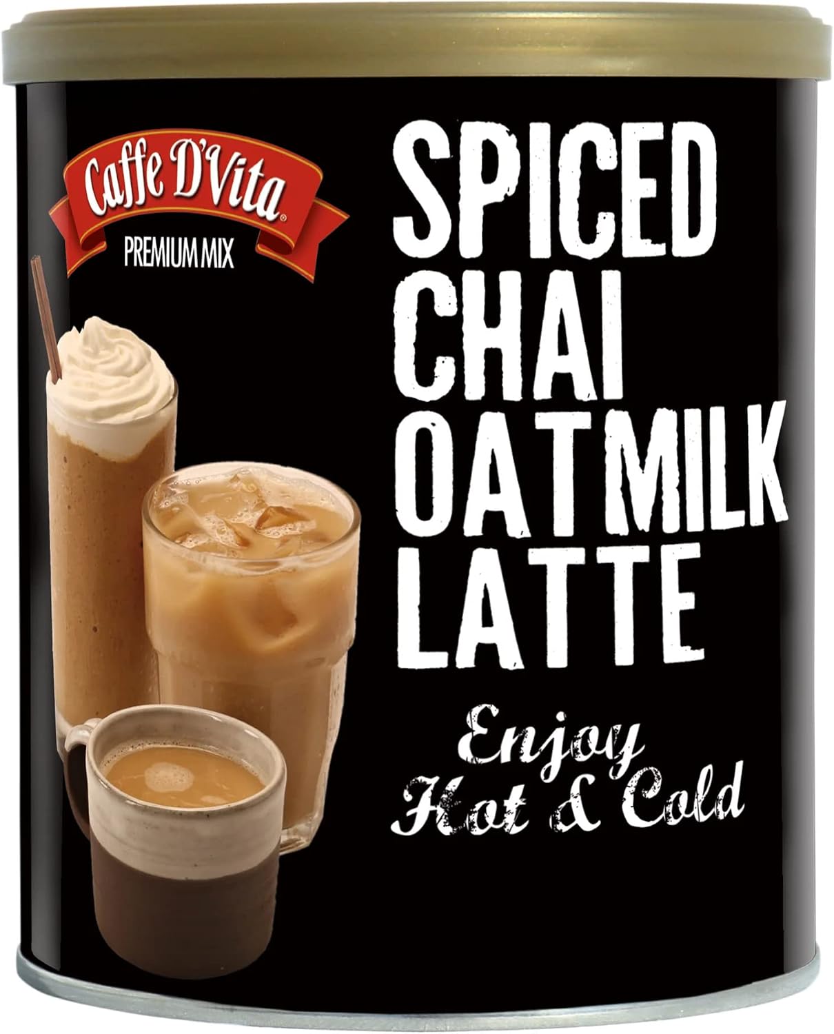 Caffe D'Vita Te Chai Latte con Especias y Avena 1.36 kg : Amazon.com.mx ...