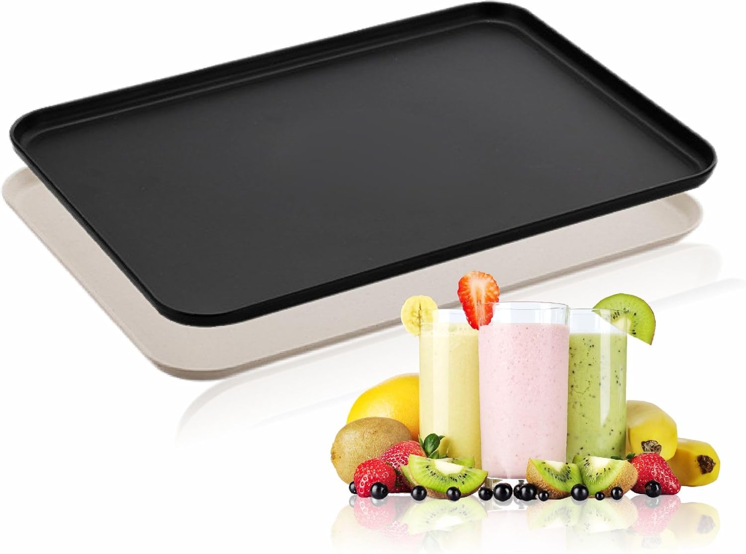 LORD C Regular Serving Tray Slightly Raised Edges Plastic Fast Food ...