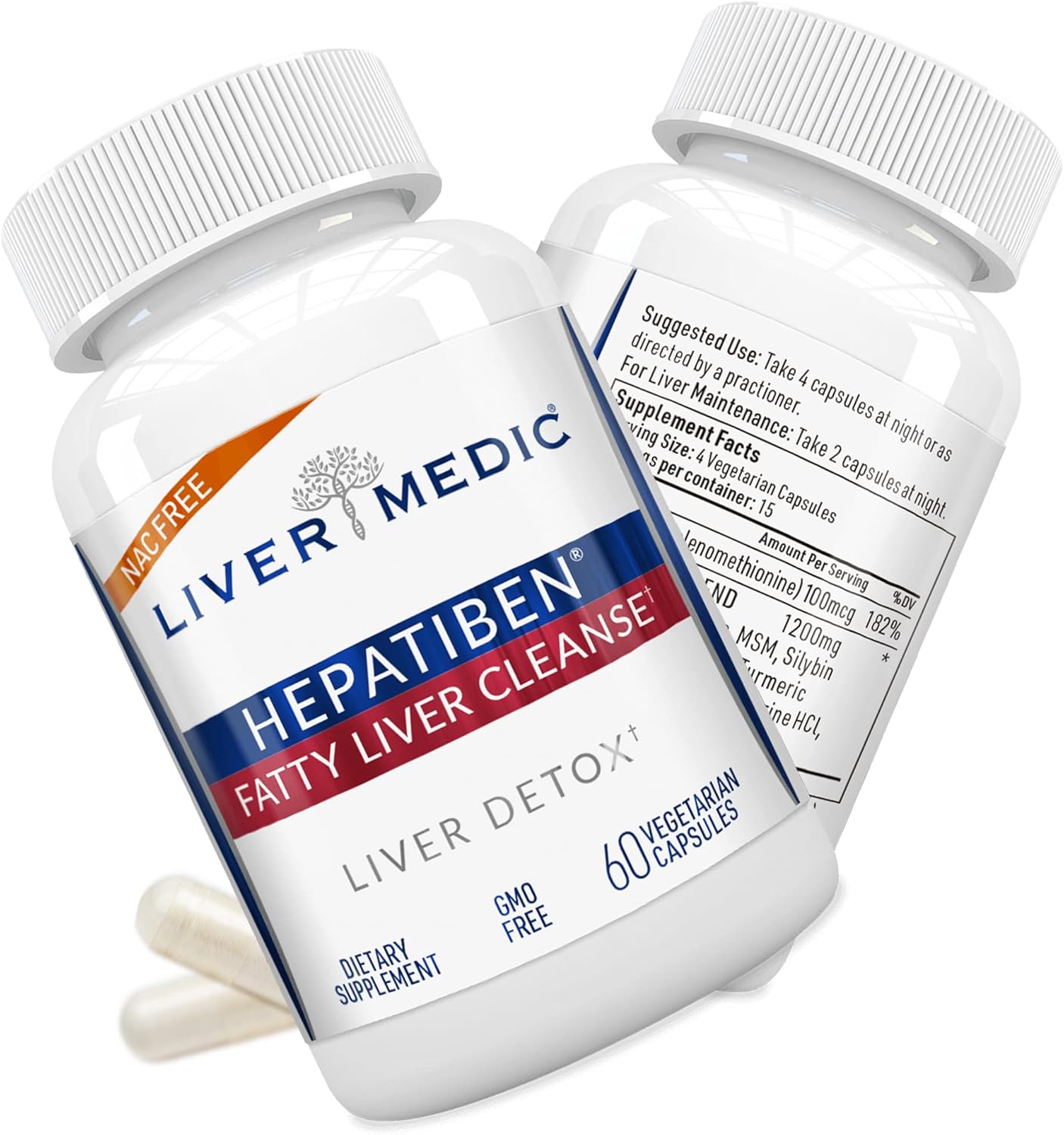 Amazon.com: Liver Medic Hepatiben Liver Detox Cleanse, Non-GMO Capsules ...