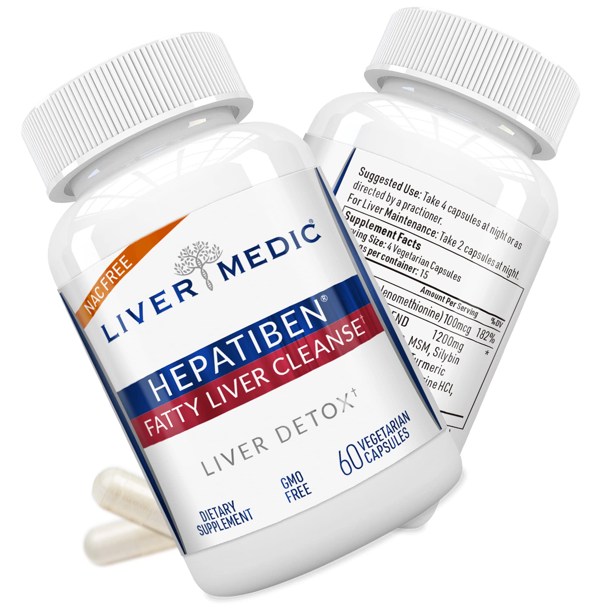 Buy Hepatiben Liver Detox Cleanse, Non-GMO for Regeneration w/Digestive ...