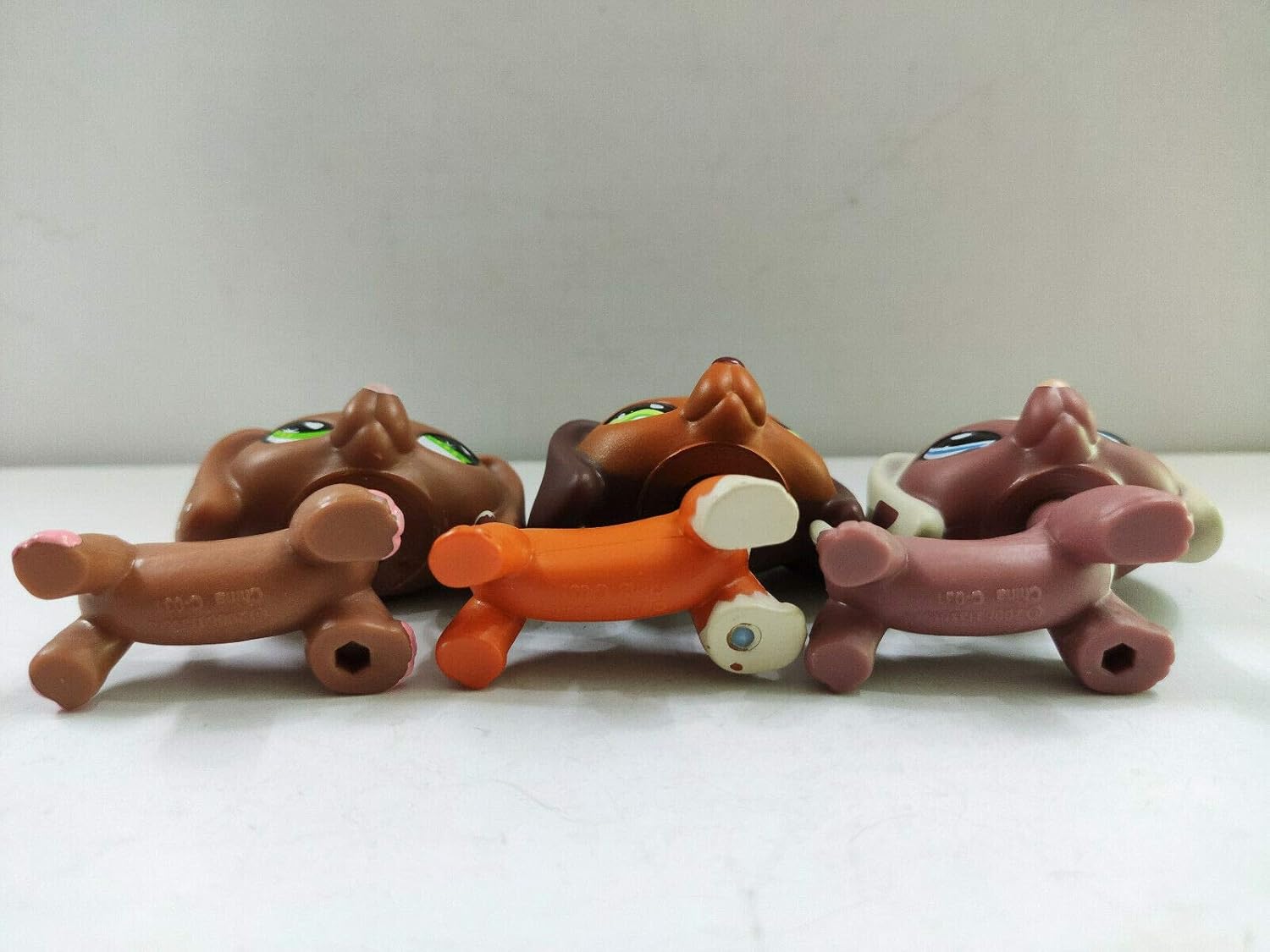 Littlest Pet Shop LPS#556#1631 – Juego de 3 salchichas, diseño de perro ...