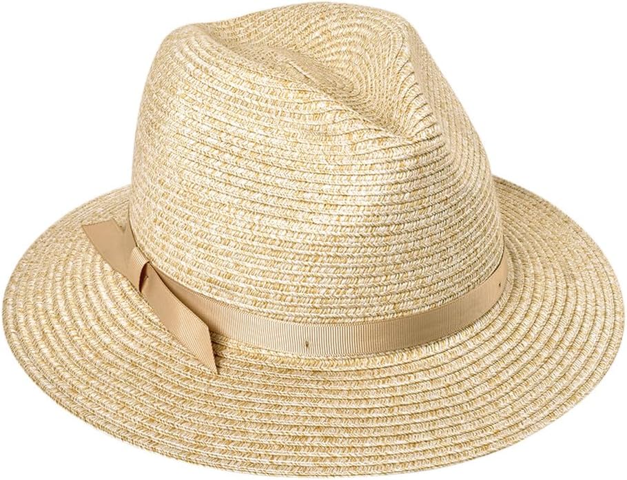 Amazon.com: Bigalli Tiffany Poly Braid Sun Hats for Women Crushable ...