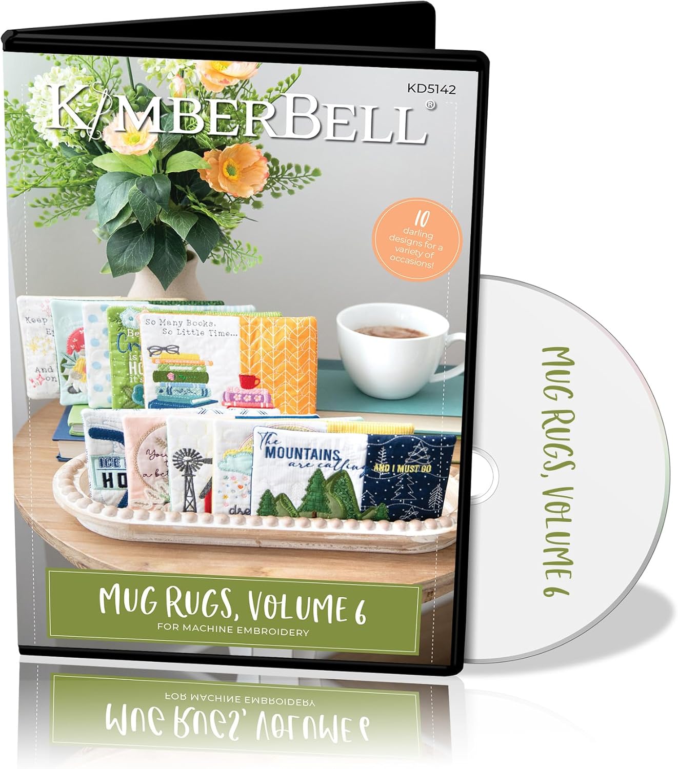 Amazon.com: Kimberbell Mug Rugs Vol. 6 - Machine Embroidery CD ...