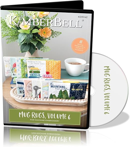 Amazon.com: Kimberbell Mug Rugs Vol. 6 - Machine Embroidery CD ...