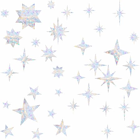 Star Window Clings Static Cling Star Window Decals Vinyl Stars Window ...