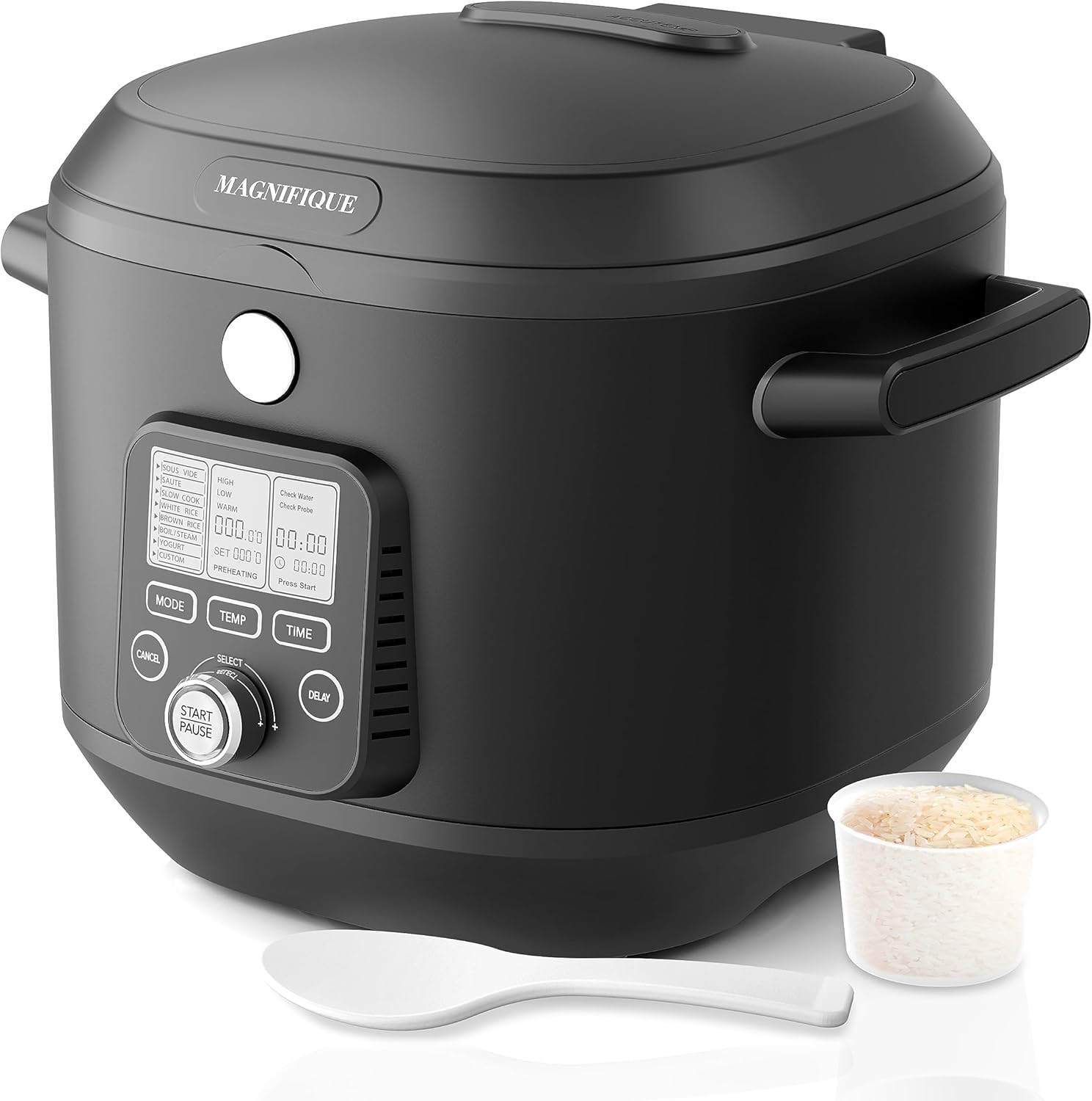 Amazon.com: MAGNIFIQUE Grain Cooker, Everyday Compact 20-Cup Rice ...