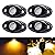 Buy Yellow LED Rock Lights, 4 Pods Neon 12V Waterproof Underglow ...