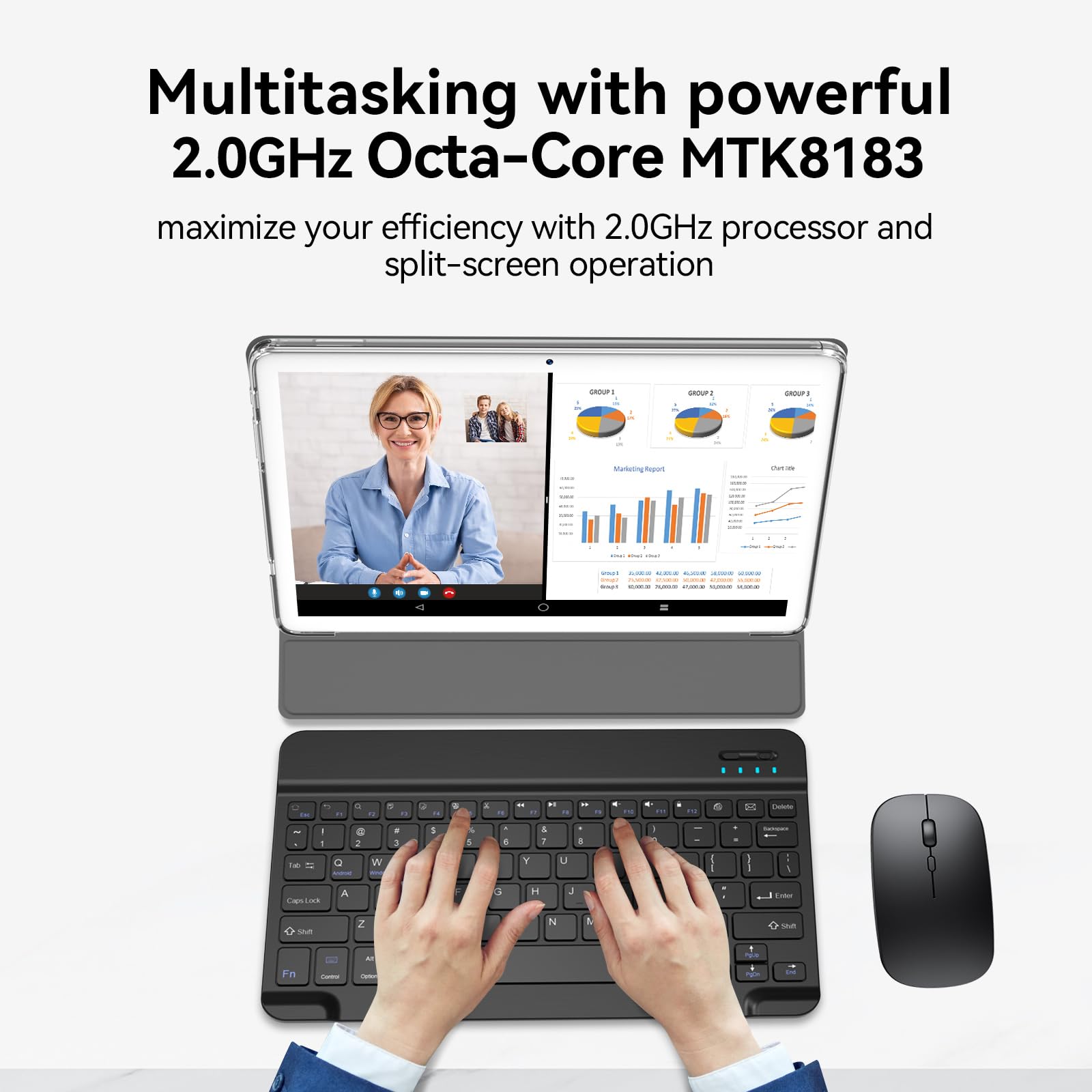 Snapklik.com : ANTEMPER Tablet, 10 Inch Android Tablet