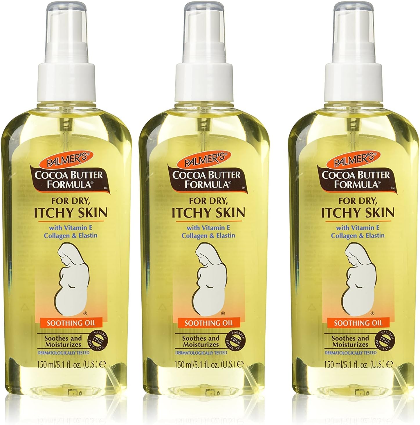 Amazon.com : Palmer's Cocoa Butter Formula Body Oil 8.50 oz (Pack of 3 ...
