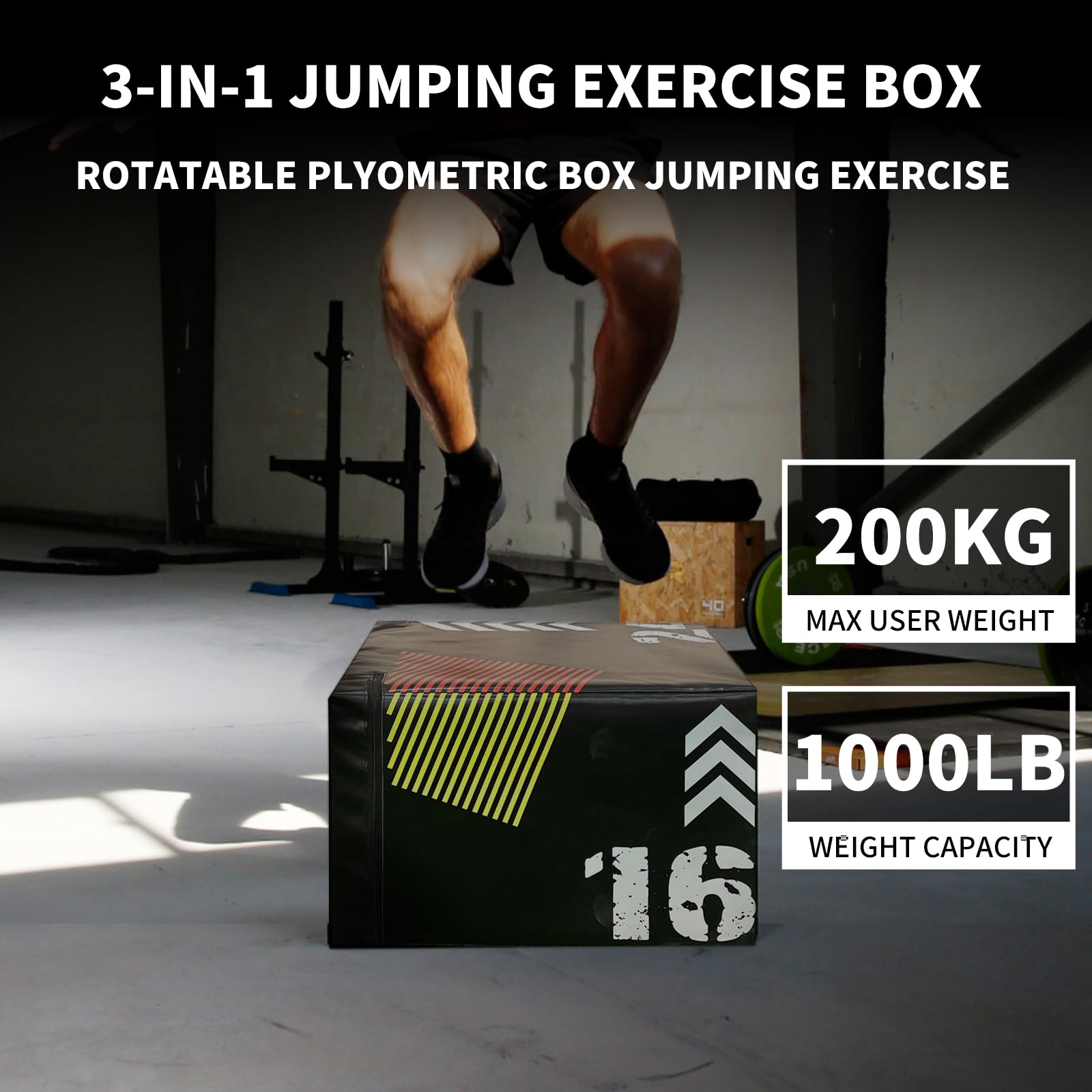 Snapklik.com : Hipicute 16/20/24 Inch Plyometric Jump Box