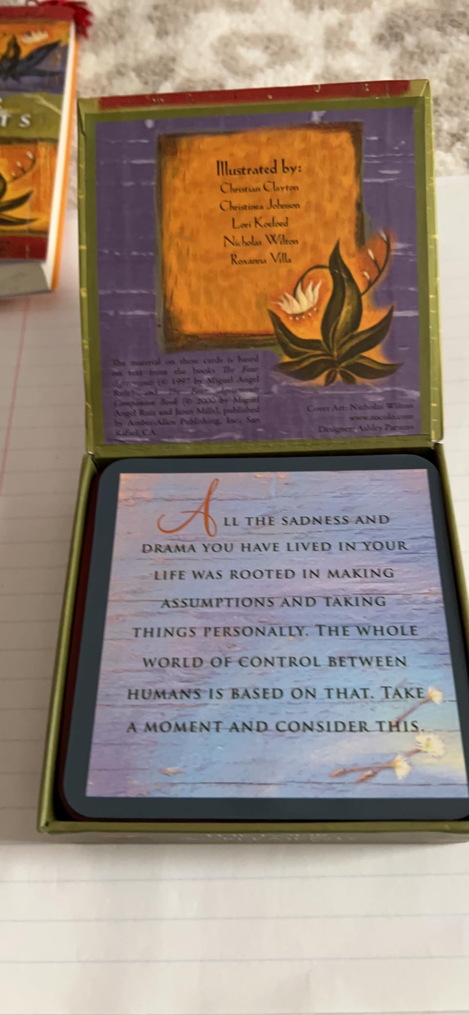 The Four Agreements: A 48-Card Deck: Don Miguel Ruiz: 9781561708772 ...