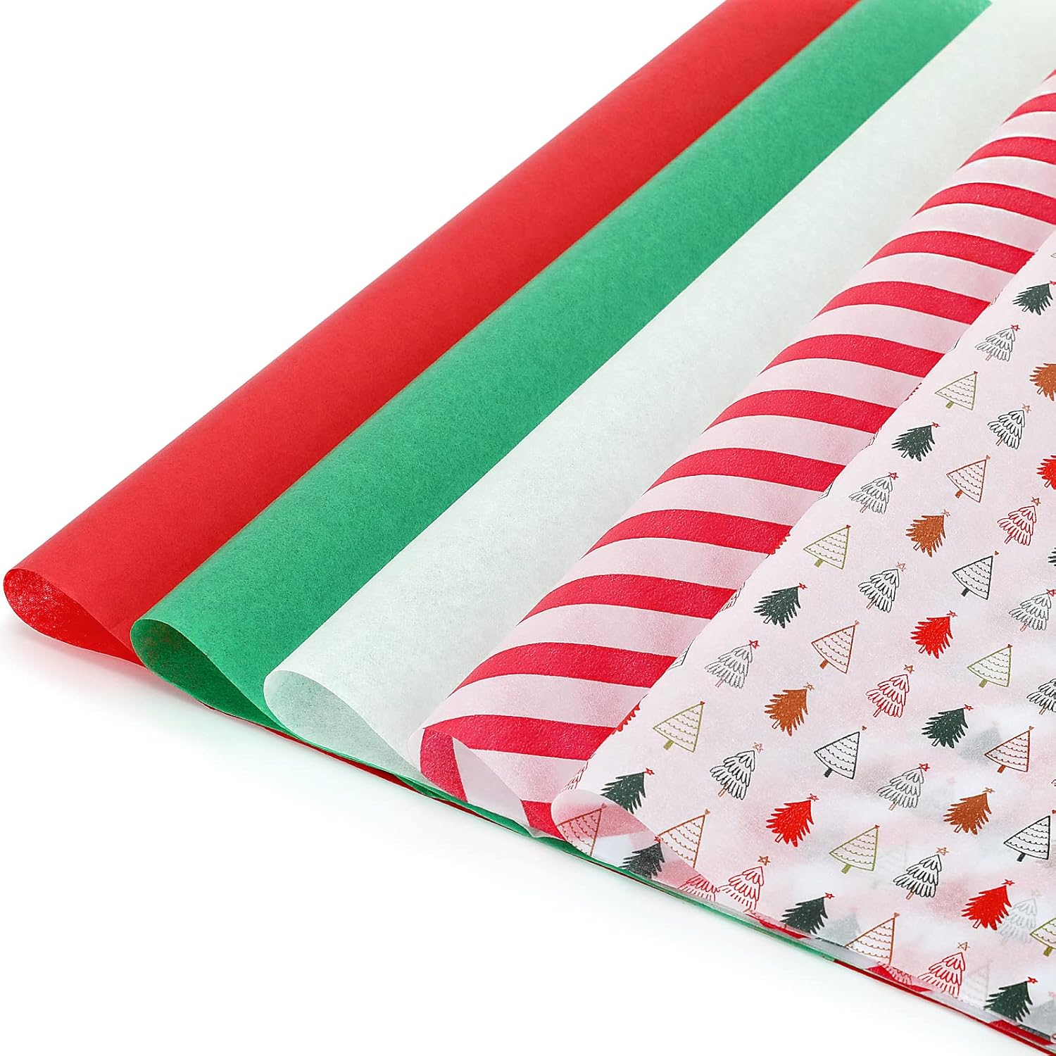 Amazon.com: LOADSFUN 120 Sheets Christmas Tissue Paper, 19.5" x 13.6 ...