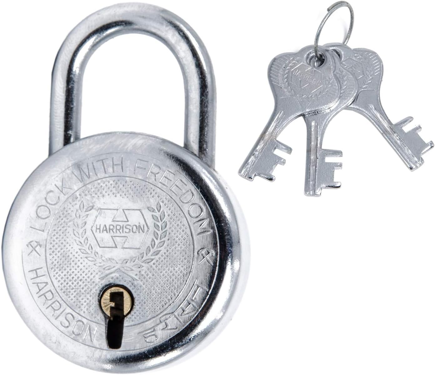 PLAZA CLASSIC PAD LOCKS 50MM Silver : Amazon.in: Bags, Wallets and Luggage